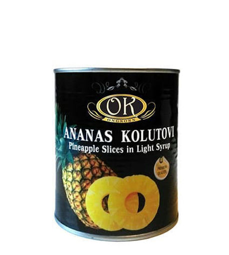 Supermarketi Plitvice. Ananas kolut 565g Ok